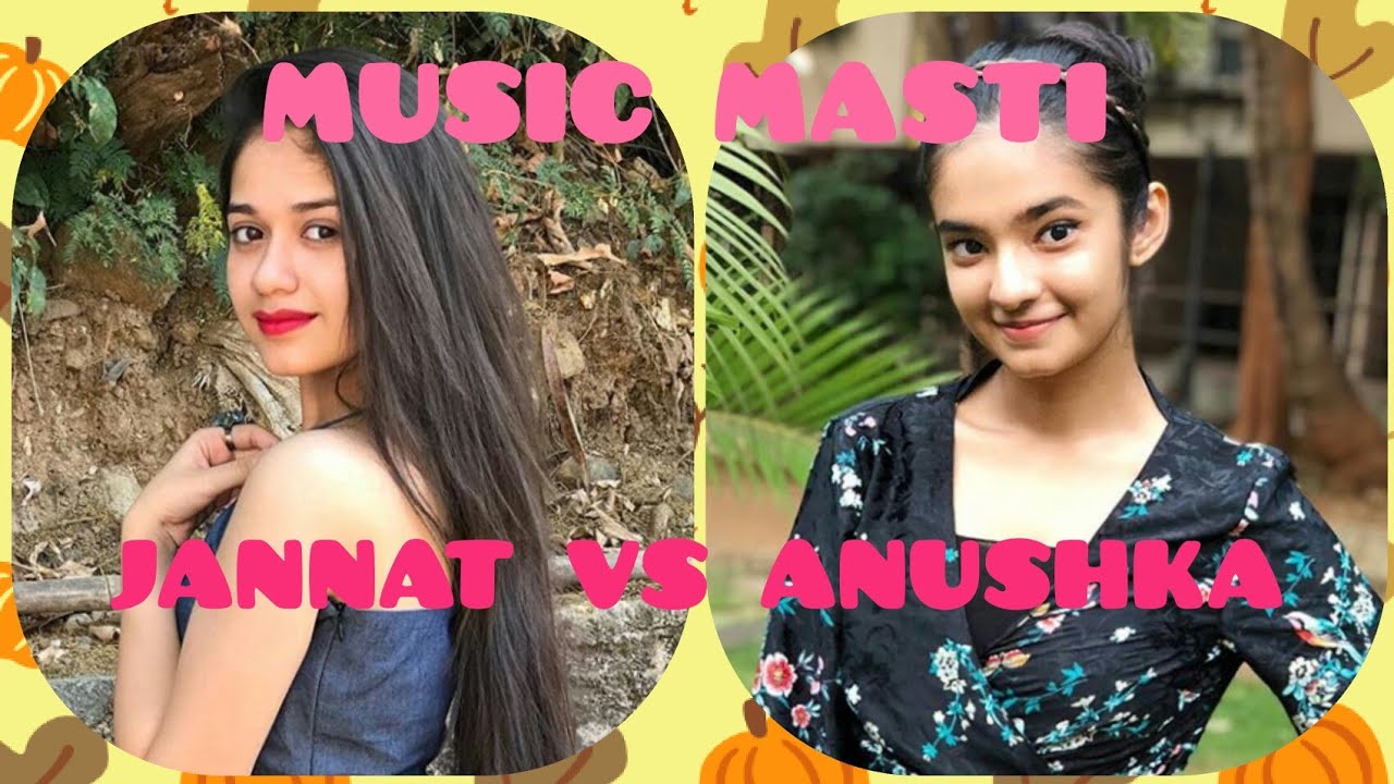 JANNAT ZUBAIR VS ANUSHKA SEN MUSICALLY - YouTube