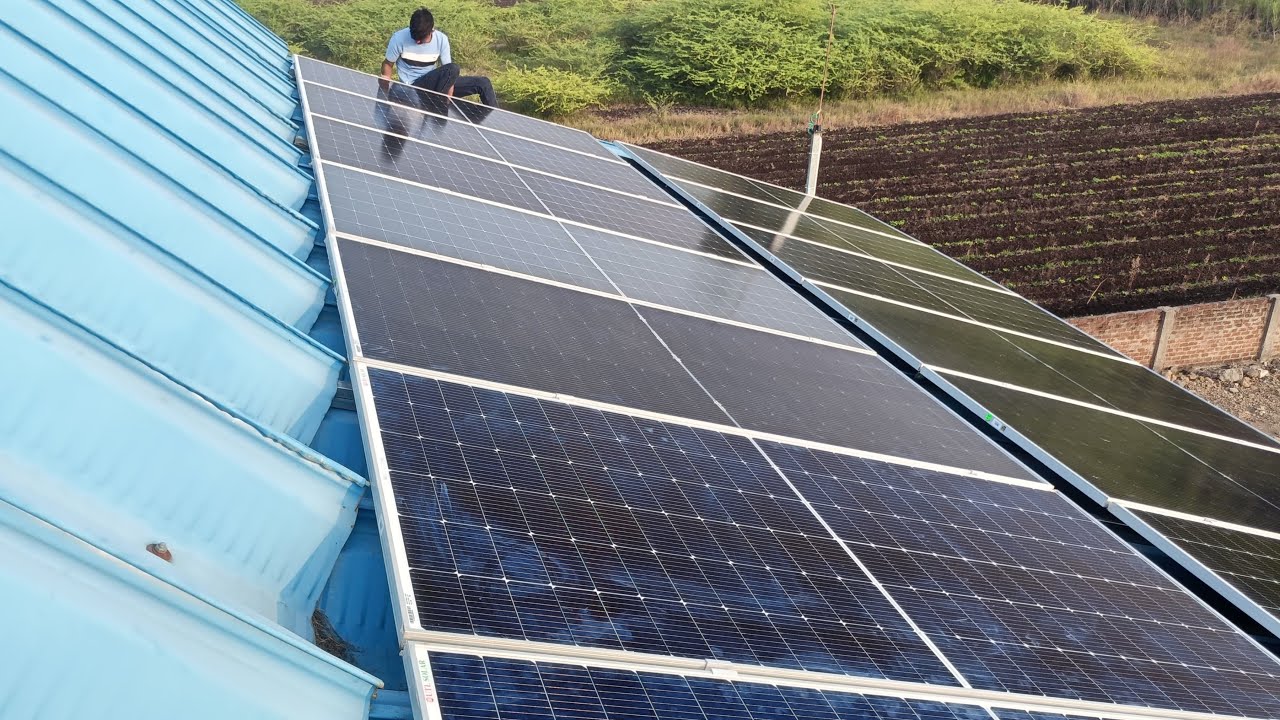 Off Grid Solar Panels Installation #yt #reels #solar - YouTube