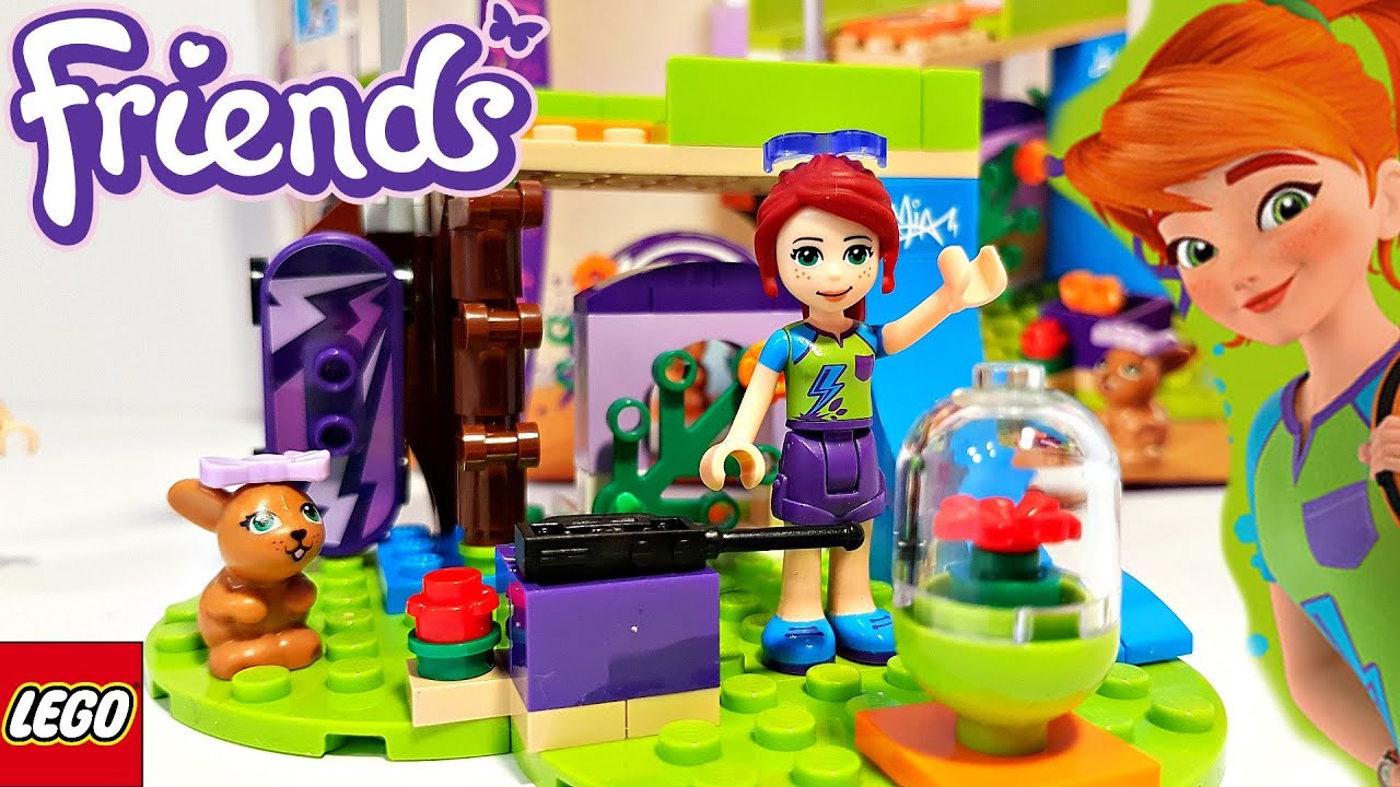 Lego Friends Mia's bedroom Build 41327 - YouTube