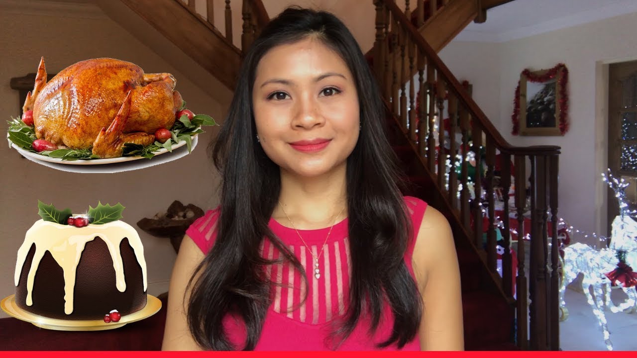 อาหารคริสต์มาสกับครอบครัว ไก่งวงของ ผู้ดีอังกฤษ | Nammy E - YouTube