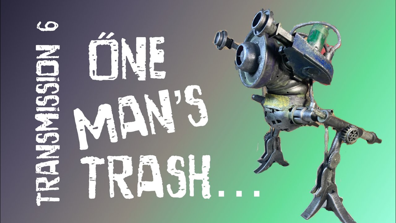 How to make a robot out of junk #mech #cyberpunk #futuristic # ...