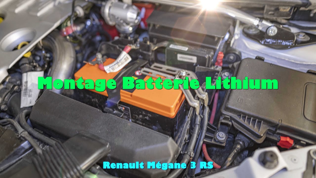 [Tutoriel] Montage Batterie Lithium - Renault Mégane 3 RS - YouTube