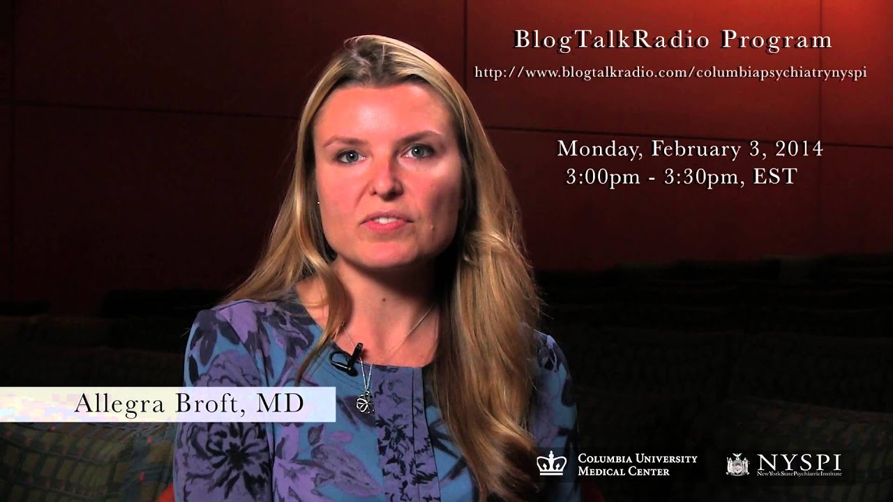 BlogTalkRadio program with Allegra Broft, MD - February 3, 2014 - YouTube