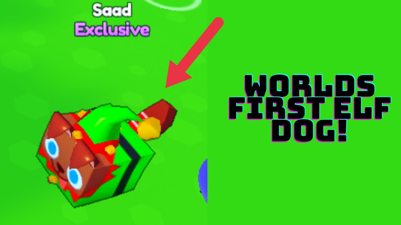 First Elf Dog In The World Roblox Pet Simulator X - YouTube