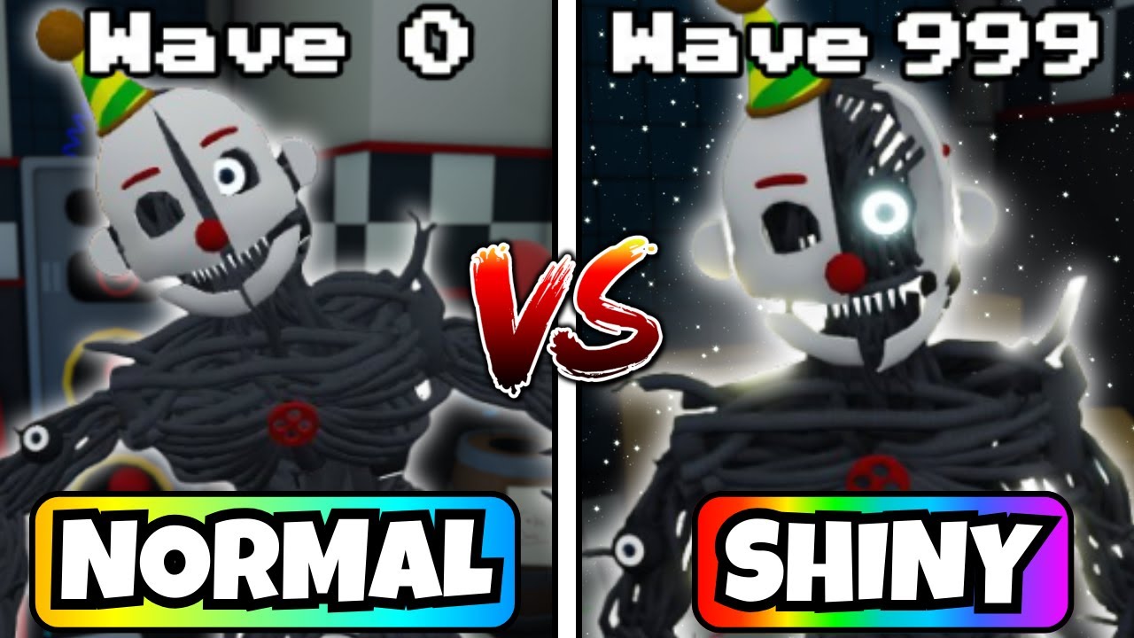 SHINY VS NORMAL ENNARD... (Five Nights TD) - YouTube