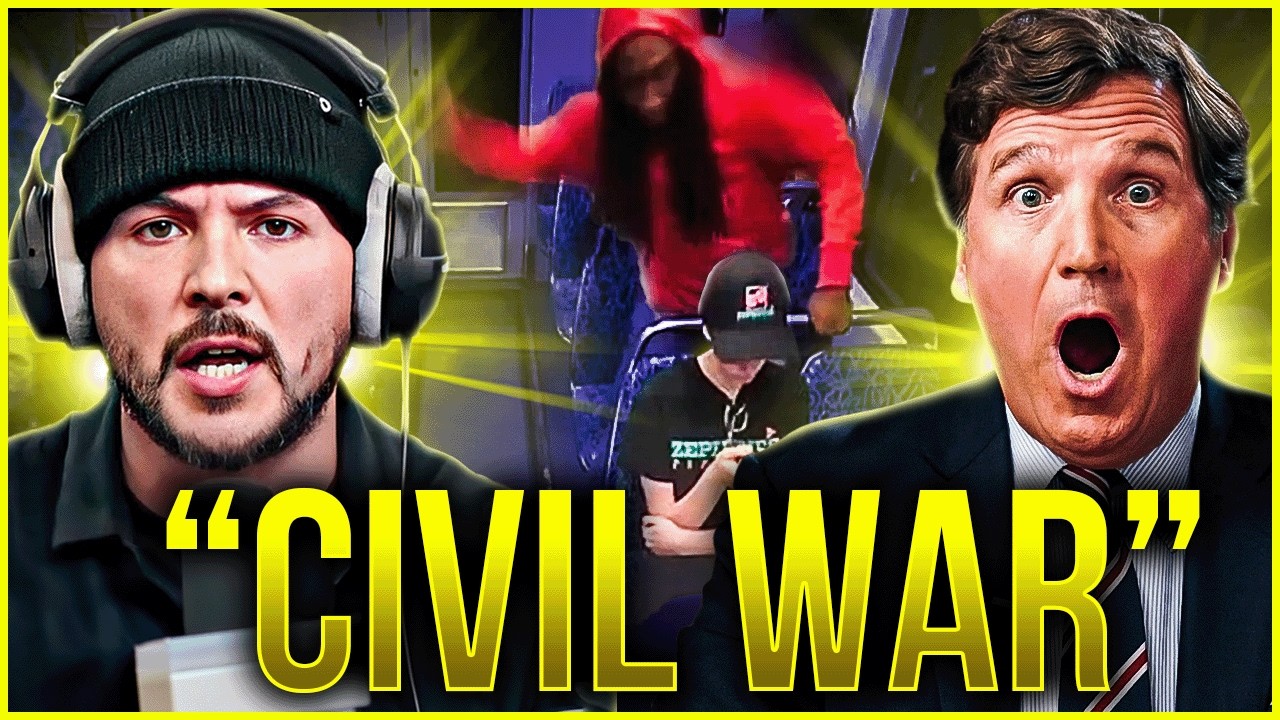 Tucker Carlson and Tim Pool Issue Civil & Race War Warnings - YouTube