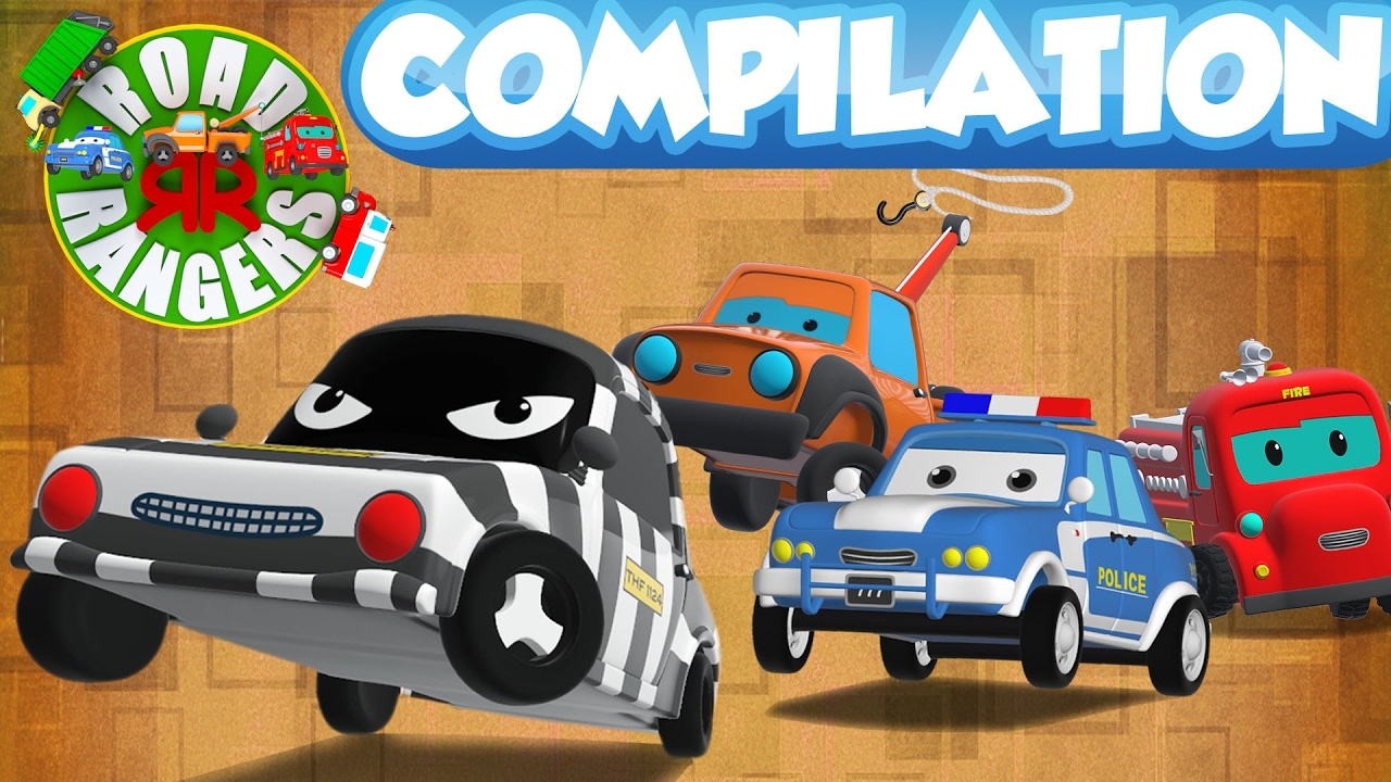 Road Rangers | Best Of Road Rangers | Compilation For Kids | Cars And ...
