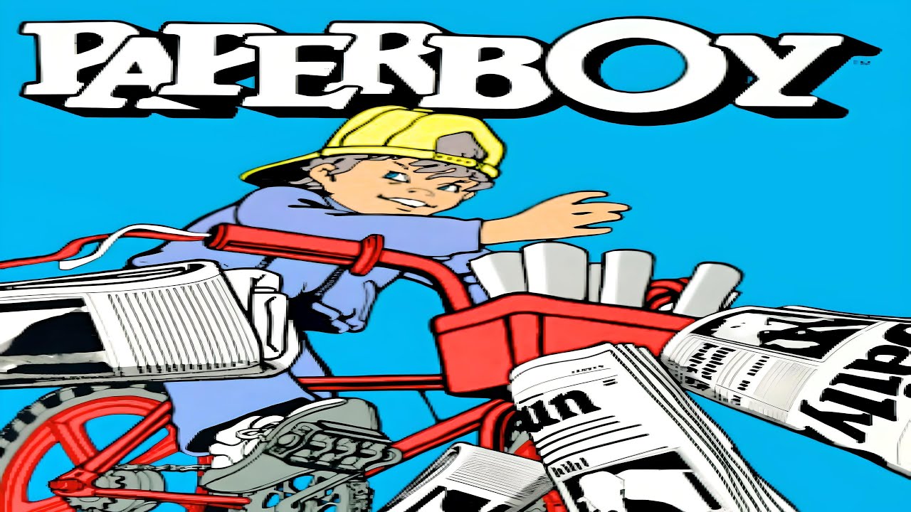Paper Boy // 1984 Arcade Version // Ultra 4K // Short Gameplay - YouTube