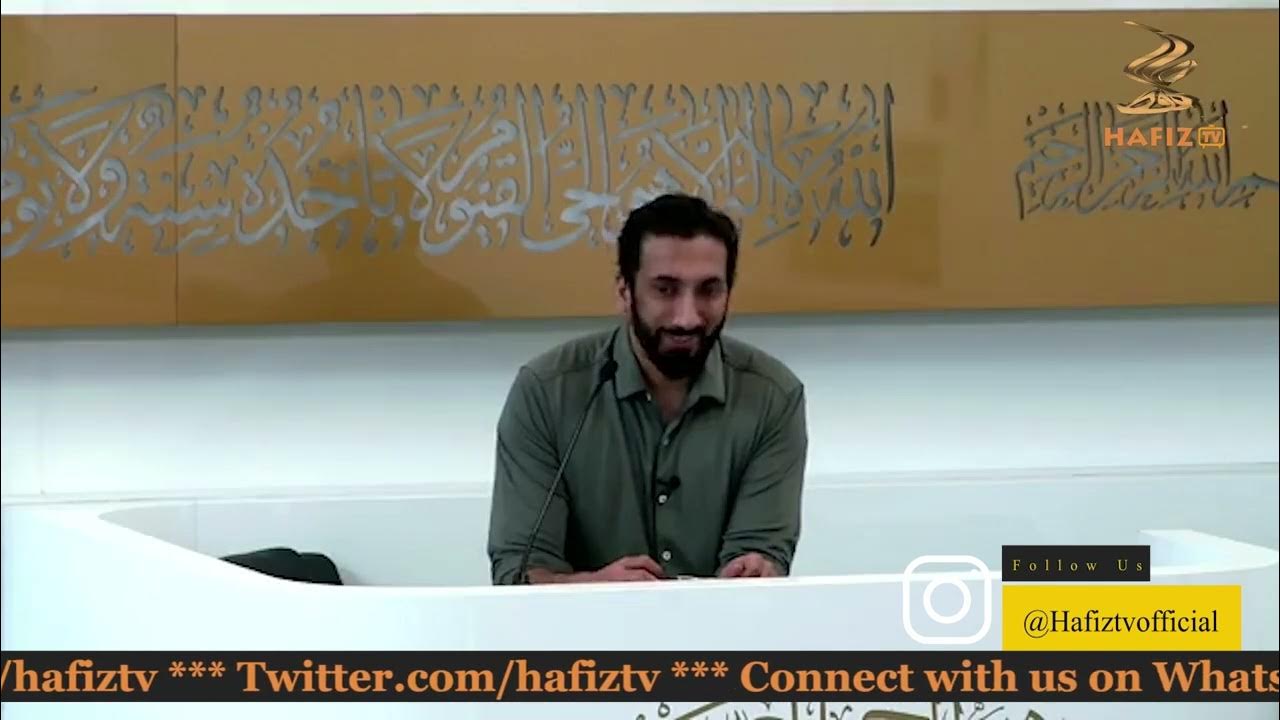 Nouman Ali Khan - The Story Of Pharoah And Moses - Musa & Fir'awn ...