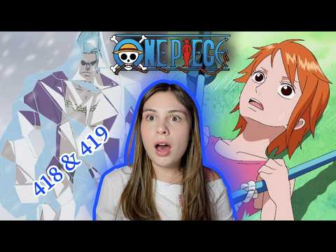 THE STRAWHATS WHEREABOUTS PART 1!!! FIRST TIME WATCHING *One Piece* EPISODES 418 & 419!!