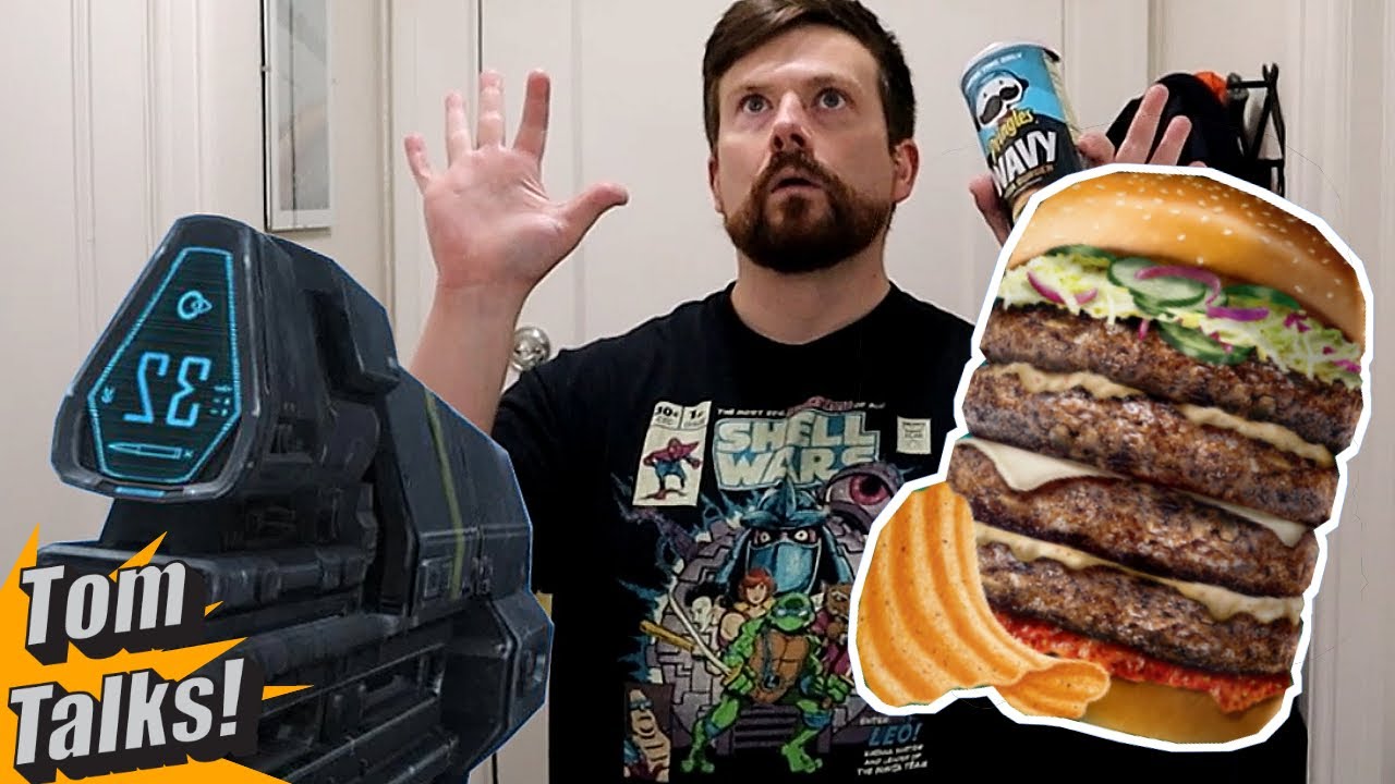 Halo Moa Burger Pringles are actually good? - YouTube