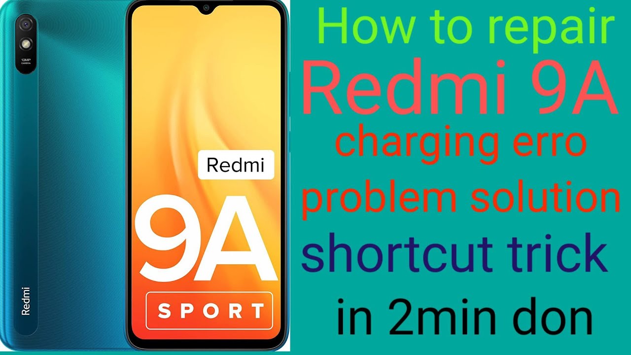 How to charging error solution ?Redmi 9 super trick 2023. - YouTube