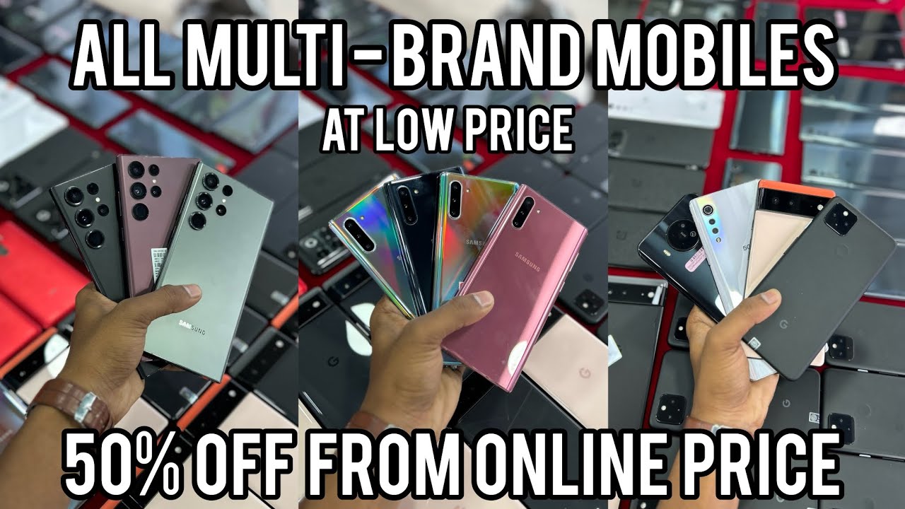 All Multi Brand Mobiles At Low Price 💥| 50% Offer💯 | # ...
