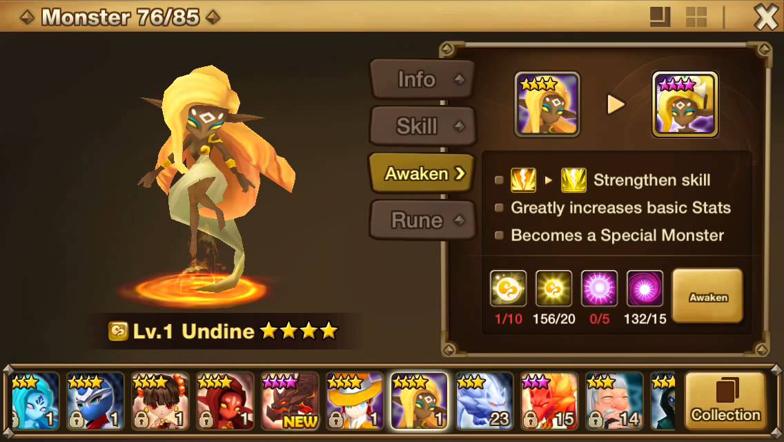 Summoners War: Sky Arena - Wind Undine Runes - YouTube
