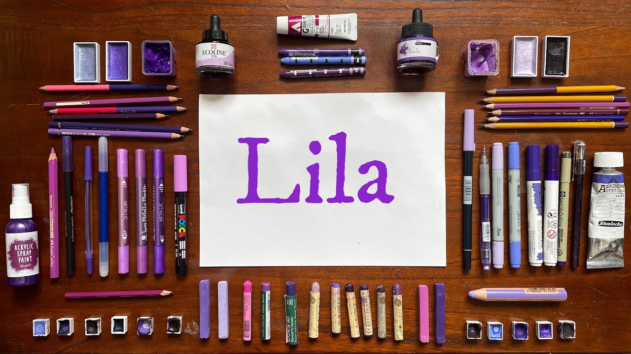 Lila sind alle meine Farben / Ein-Farben-Challenge - YouTube