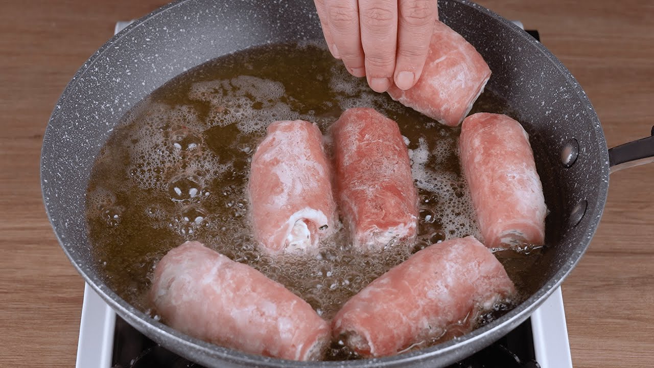 The famous pork rolls, everyone loves it when I make them - YouTube