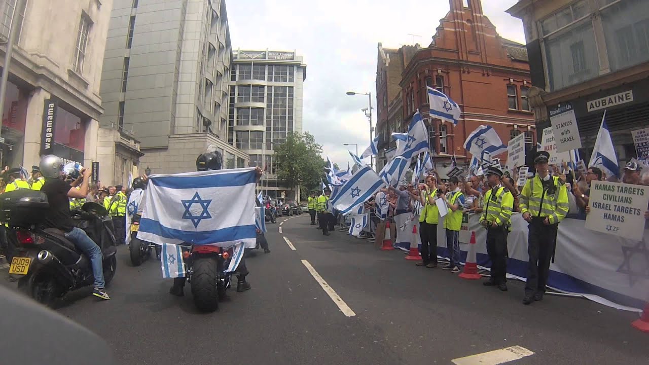 YOB at Pro Israel Rally Israeli Embassy London on 20th July 2014 - YouTube