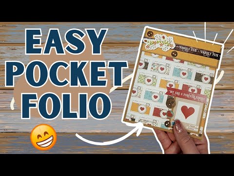 Quick and Easy Paper Craft Idea for Beginners! Mini Album Tutorial from Start to Finish! Gift ...