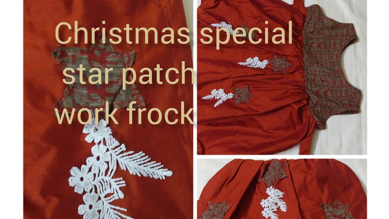 Star ഫ്രോക്ക്|Christmas Special Frock|Festive Fashion Delight!| X-Mas ...
