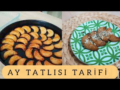 AY TATLISI TARİFİ VE SUNUMU 🌙RAMAZANA UYGUN TATLI 🤌 #tarif #aytatlısı