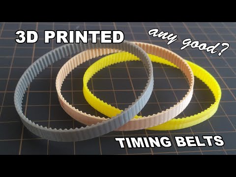 3D printed closed loop timing belt - any good? - YouTube