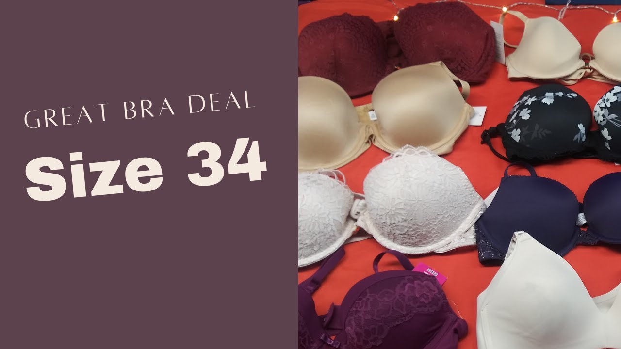 Women's Bras Size 34 - YouTube