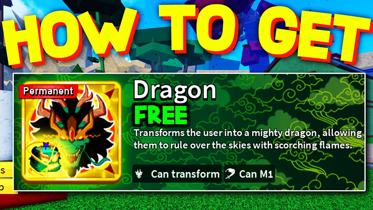 HOW TO GET NEW PERMANENT DRAGON FRUIT FOR FREE in BLOX FRUITS! ROBOX ...
