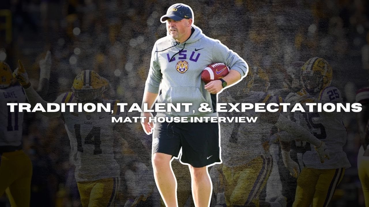 LSU Football | LSU DEFENSIVE COORDINATOR MATT HOUSE FULL INTERVIEW ...