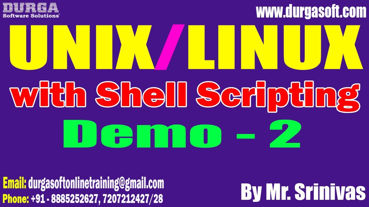 Unixlinux Tutorials Demo 2 By Mr Srinivas On 13 12 2023 8pm