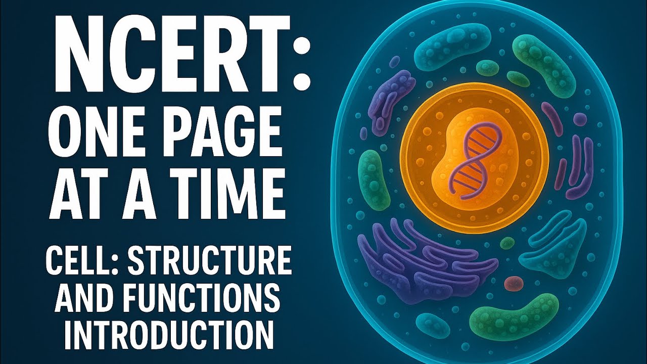 NCERT: one page at a time || Cell: structure and functions ...