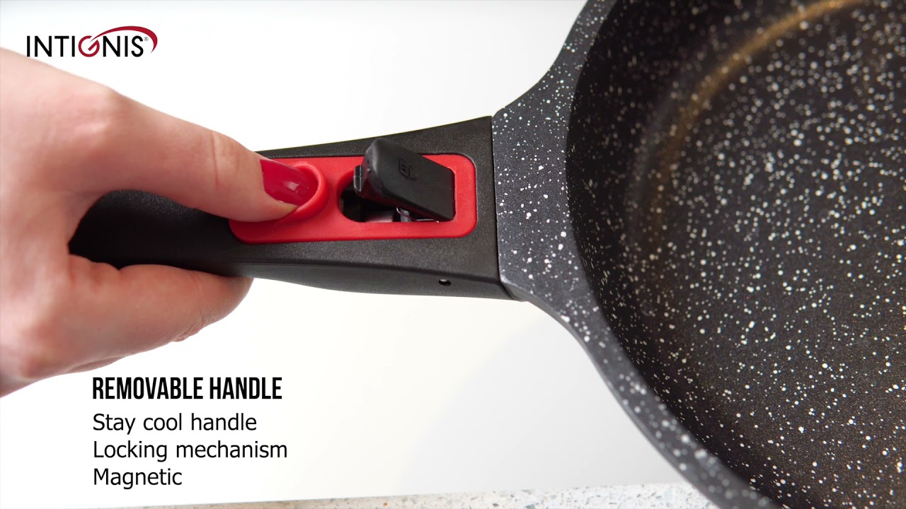 INTIGNIS® Smart Removable Handle Frying pan - YouTube