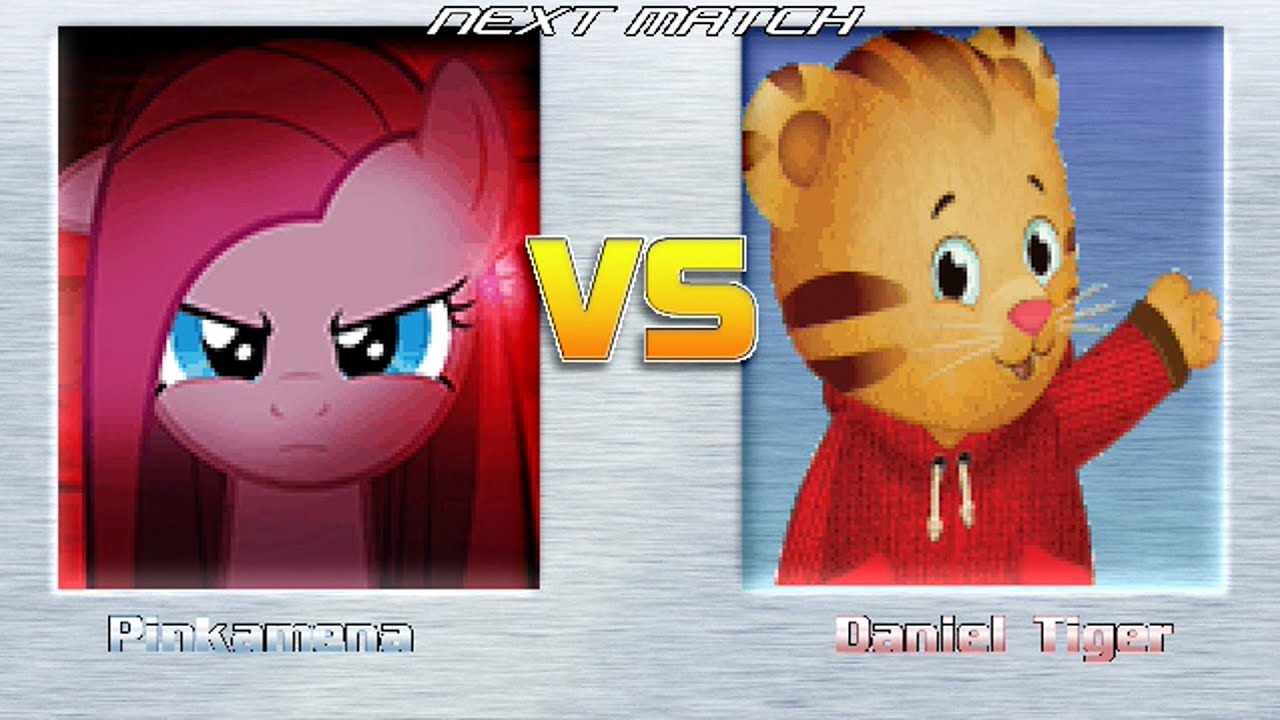M.U.G.E.N BATTLES | Pinkamena vs Daniel Tiger | My Little Pony vs ...