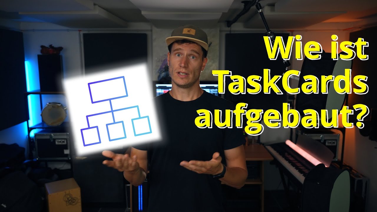 TaskCards Aufbau und Pinnwand erstellen - YouTube
