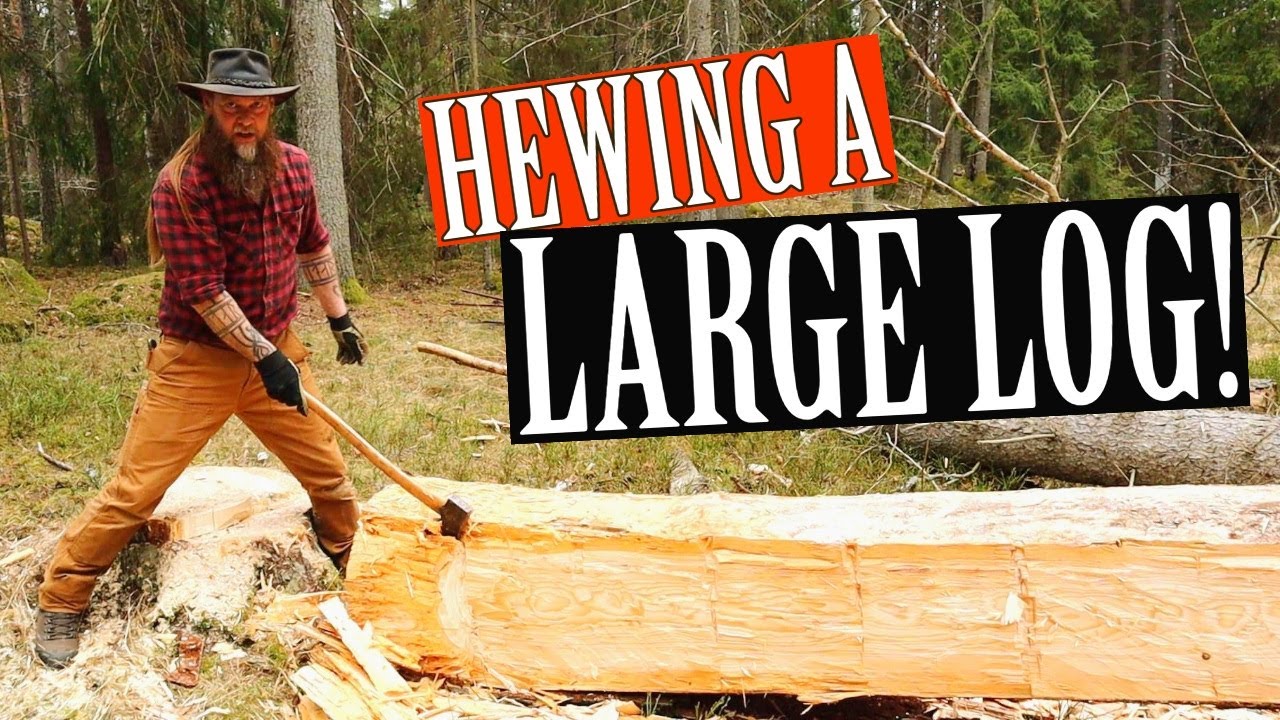 Dangerous Forest Cleanup Leads To RECORD BREAKING Log Hewing! - YouTube