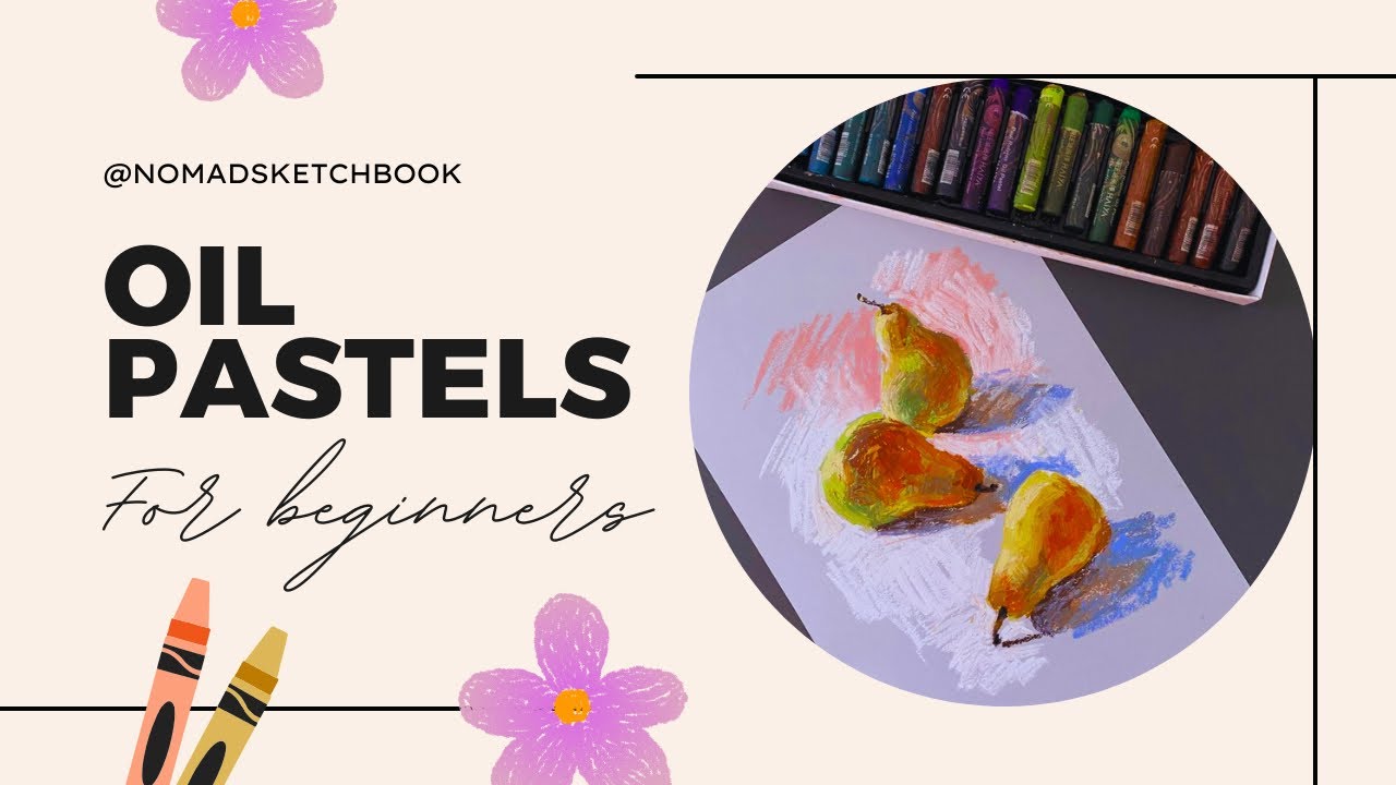 Easy Oil Pastel Pears | Beginner-Friendly Step-by-Step Drawing Tutorial ...