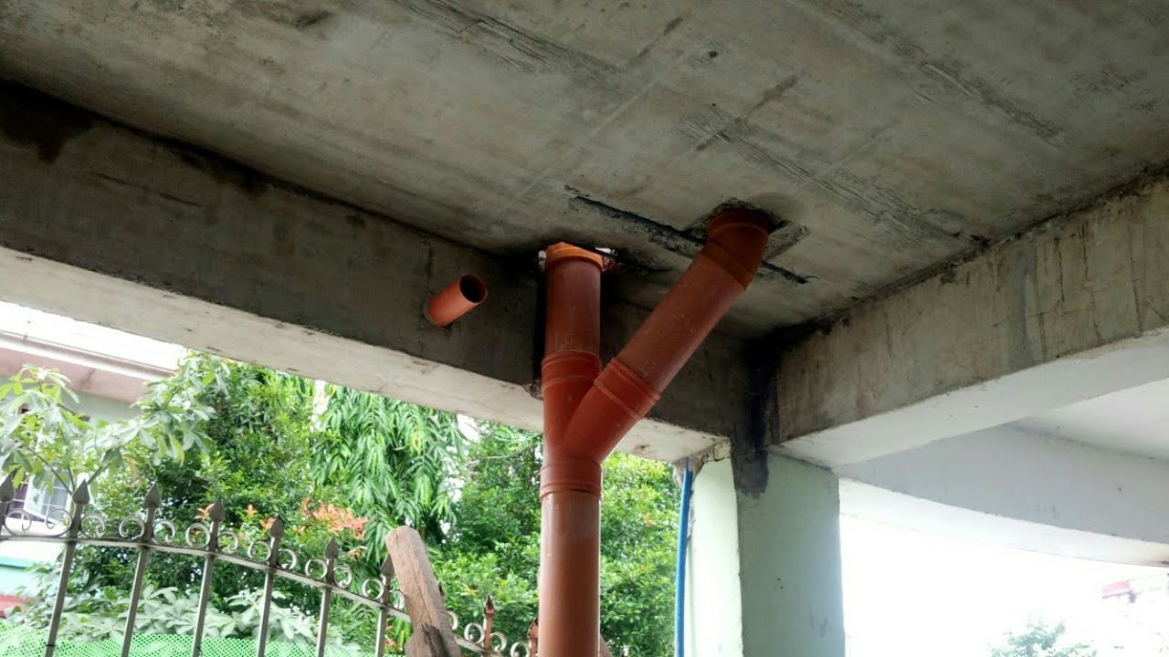 How To Modify Wastewater Inflow Pipe Fittings - YouTube