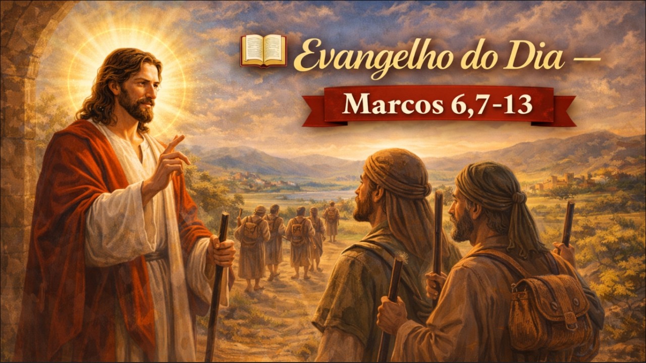 📖 Evangelho do Dia — Marcos 6,7 13 - YouTube