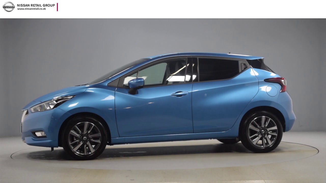 Nissan Micra IG T N Conecta Power Blue - YouTube