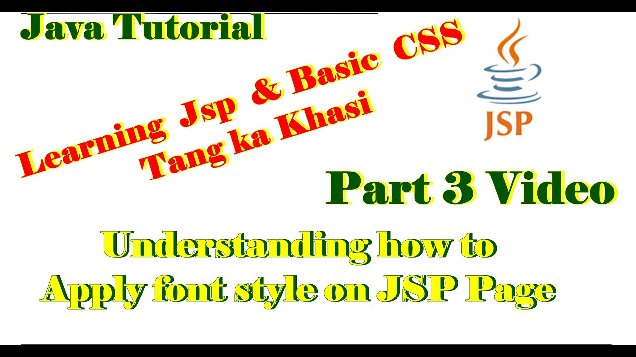 Design simple form in JSP with CSS and HTML/Java Server Page - YouTube
