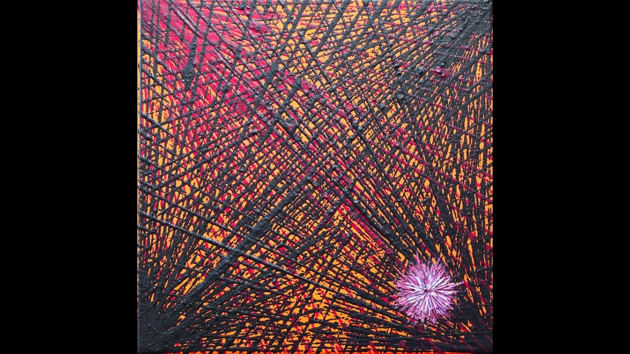 Abstract Painting Art Demo - "Life Lines 16" (w/Voiceover) Embrace The ...