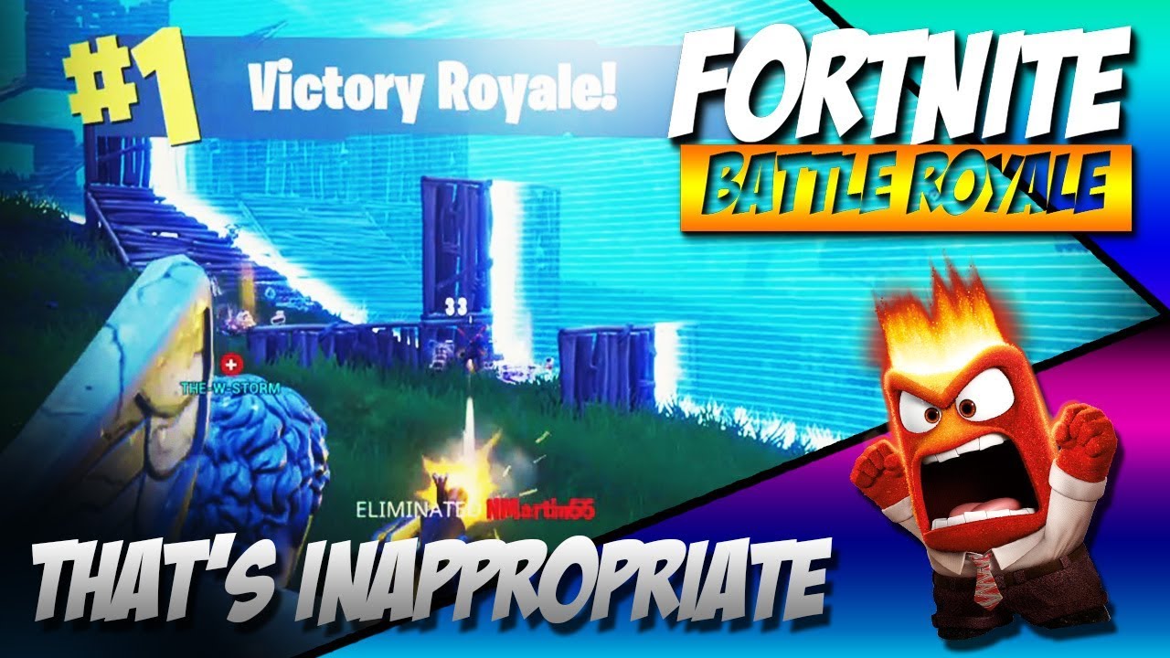 That's Inappropriate (Stolen Elimination!) - Fortnite: Battle Royale ...