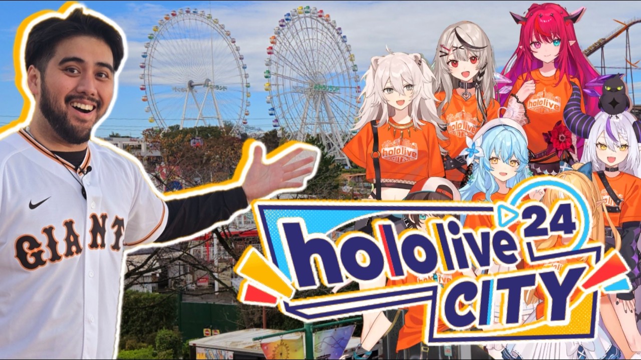 VTuber Theme Park - hololive CITY 2024 - Yomiuri Land - YouTube