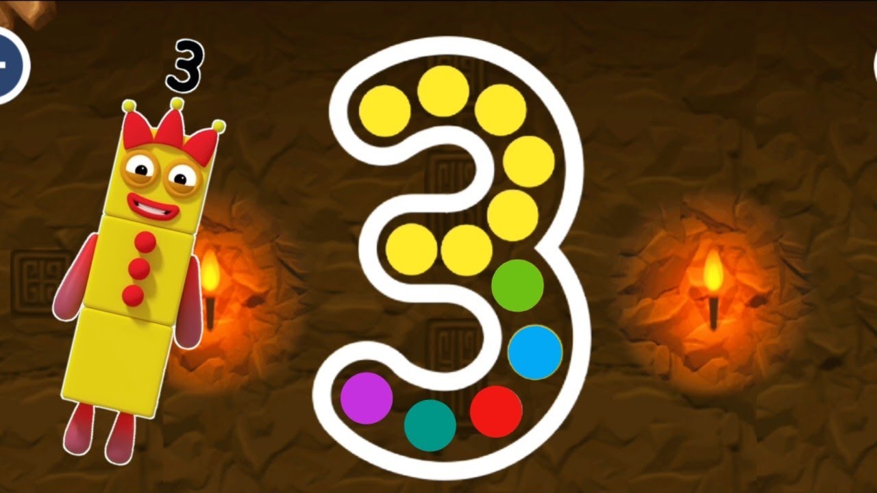 Numberblocks Magic Run 3 number | New adventure kids 5 - YouTube