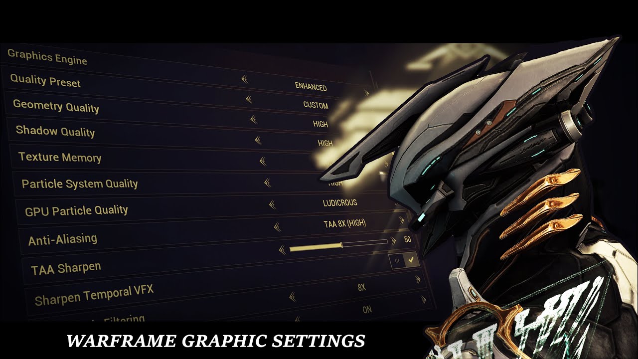 Best Graphic Settings for Warframe on PC | My Warframe Settings in 2023 ...