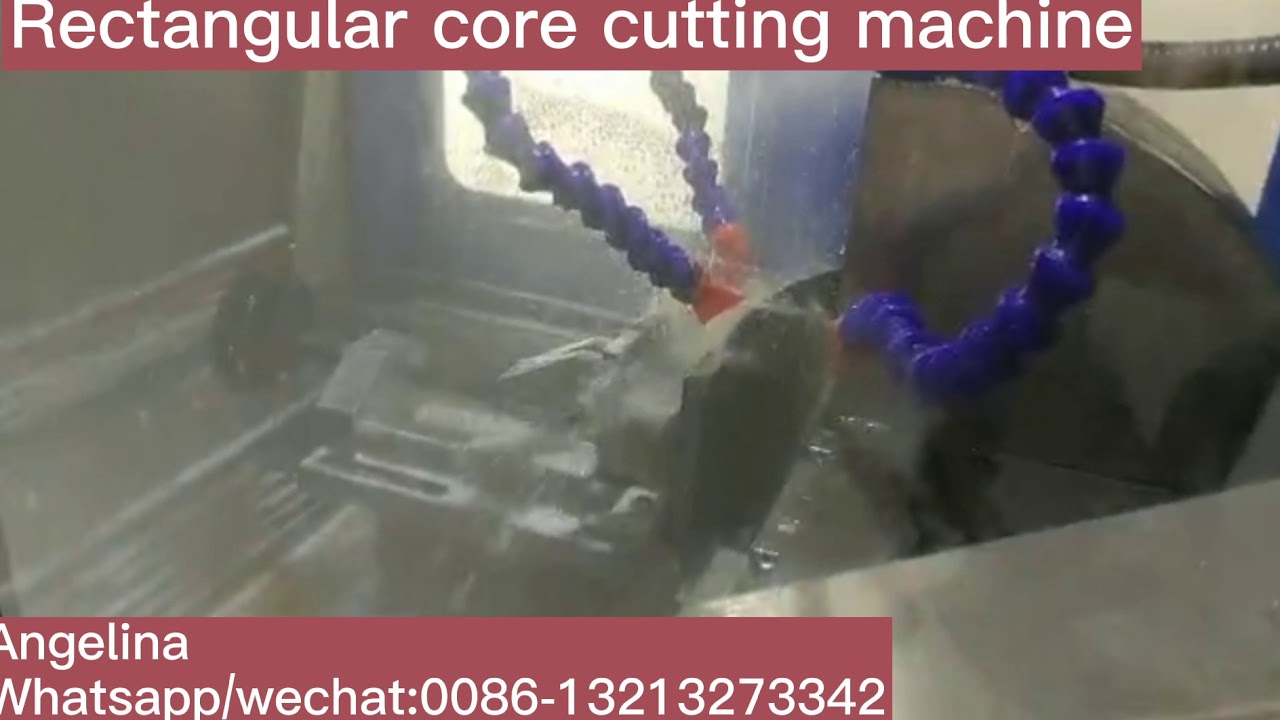 Rectangulare core cutting machine automatic toroidal CRGO/amorphous ...