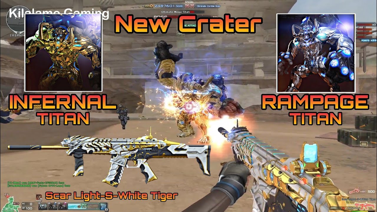Scar Light-S-White Tiger | New Crater (HARD) Gameplay | Crossfire ...
