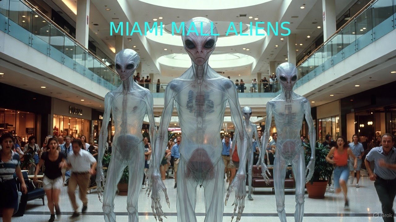 Miami Mall Alien Encounter (2024) - YouTube