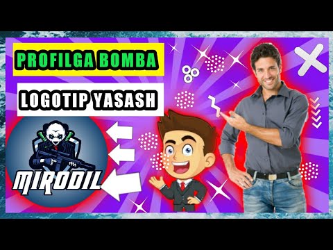 PROFILGA BOMBA RASMLAR YASASH, LOGOTIP YASASH ,TREND LOGOLAR - YouTube