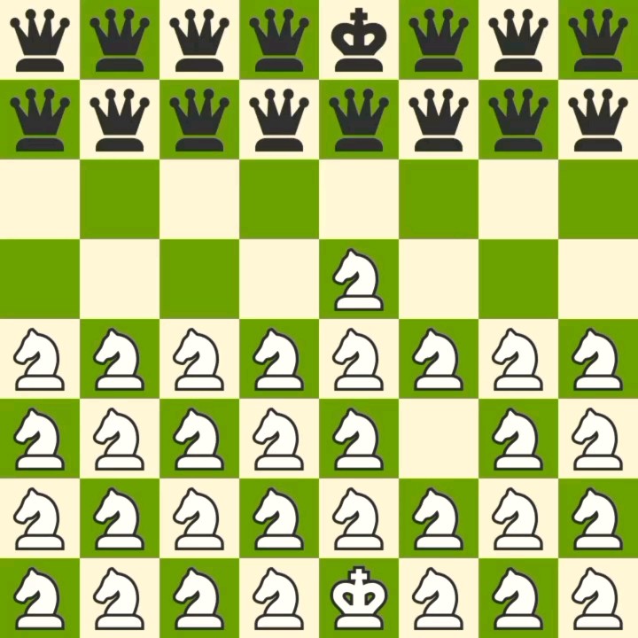 31 Knights vs 15 Queens | Crazy Chess - YouTube
