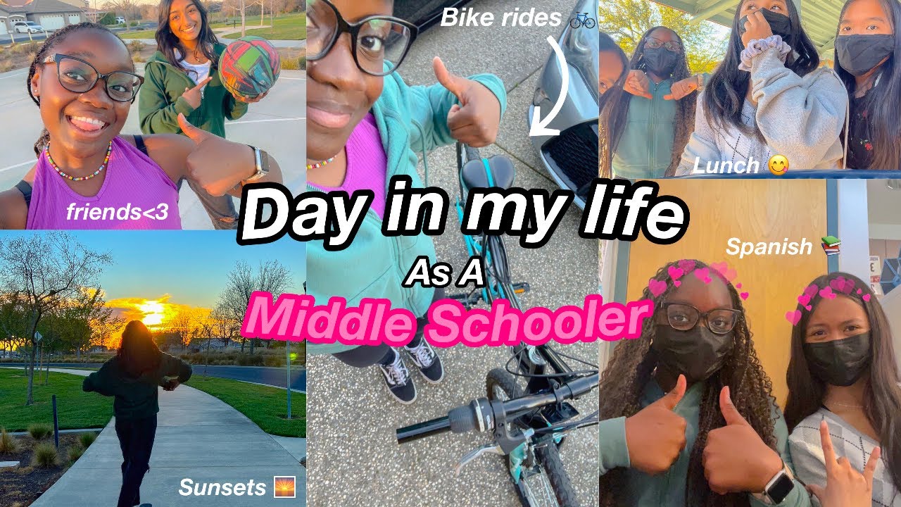 Middle school day in my life | 8th grade year school vlog!! - YouTube